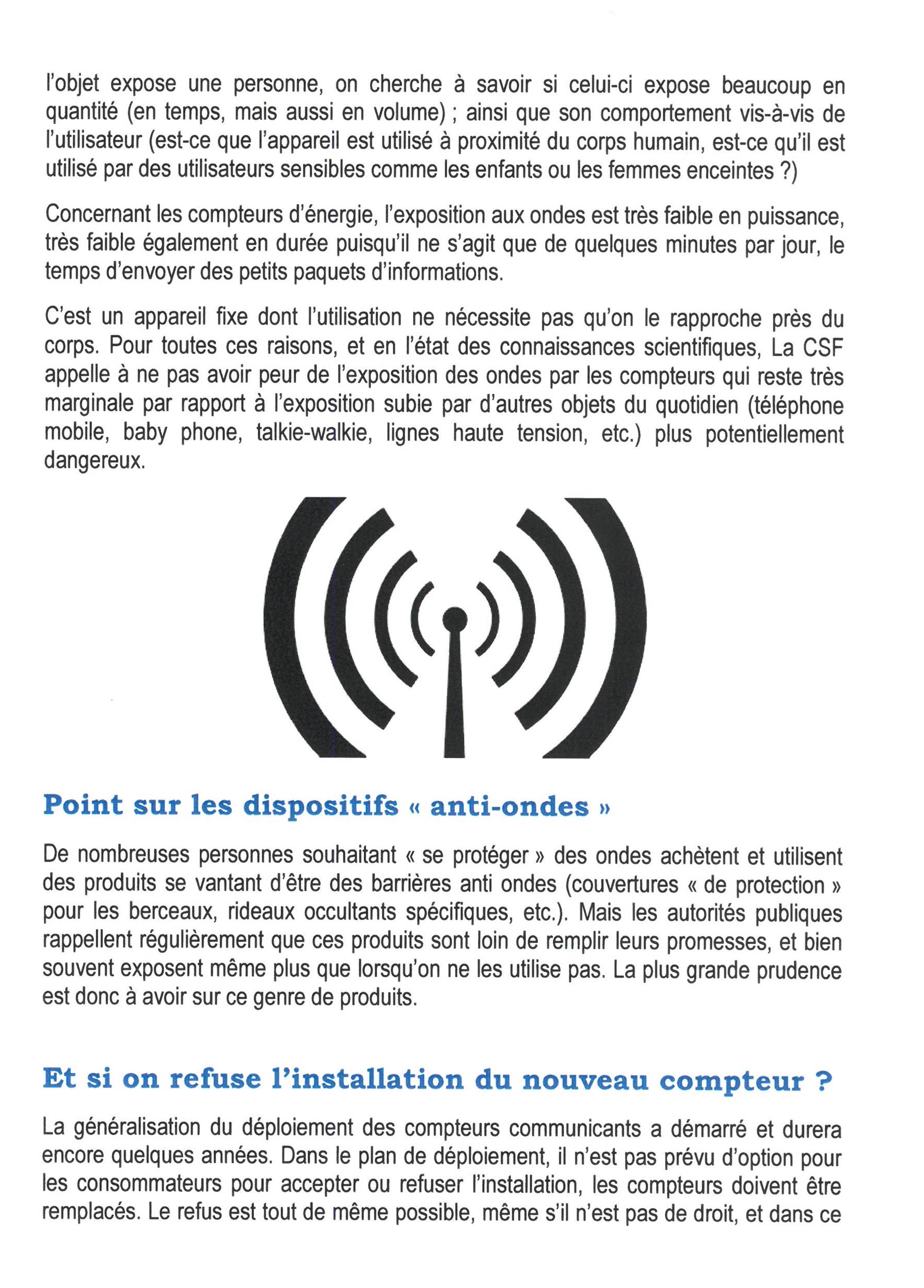 Informations aux consommateurs – CSF de Soissons